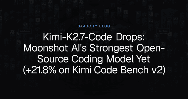 Kimi-K2.7-Code Drops: Moonshot AI's Strongest Open-Source Coding Model ...